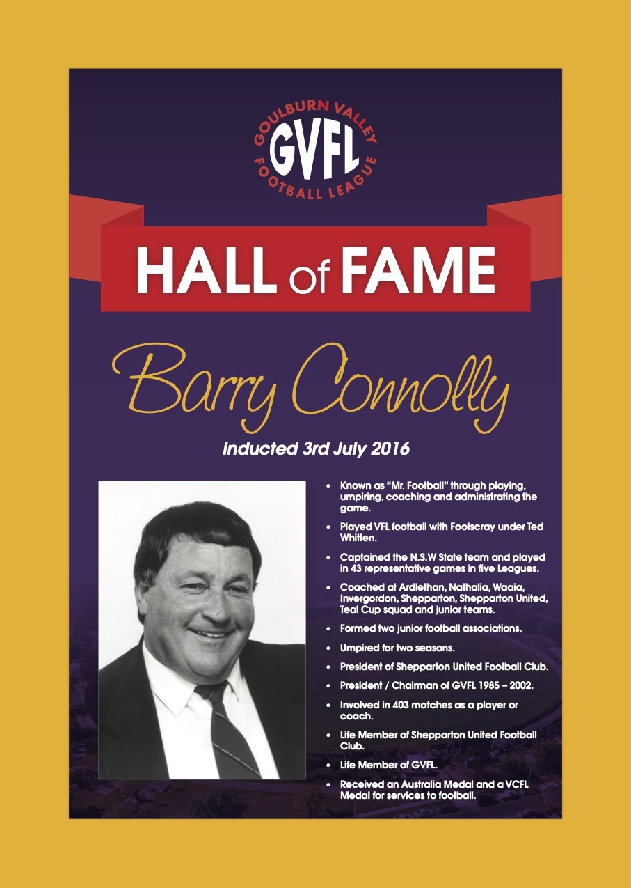 Barry Connolly - Goulburn Valley League