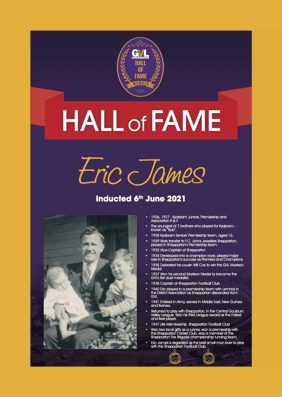 Eric James - Goulburn Valley League